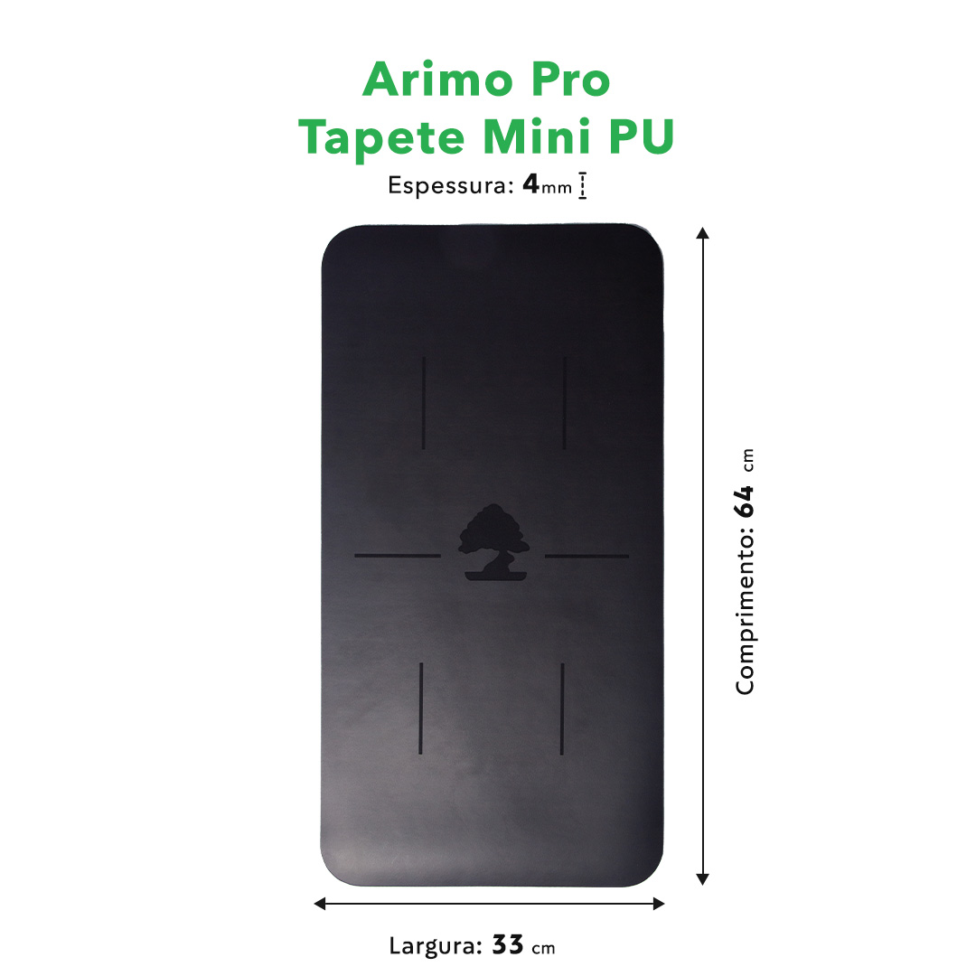 Arimo Pro Mini Tapete de Yoga PU Lines - Arimo