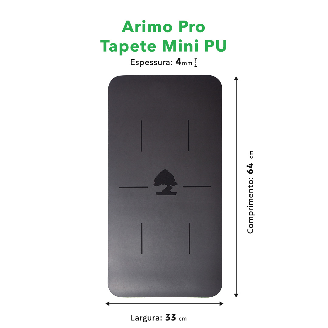 Arimo Pro Mini Tapete de Yoga PU Lines - Arimo